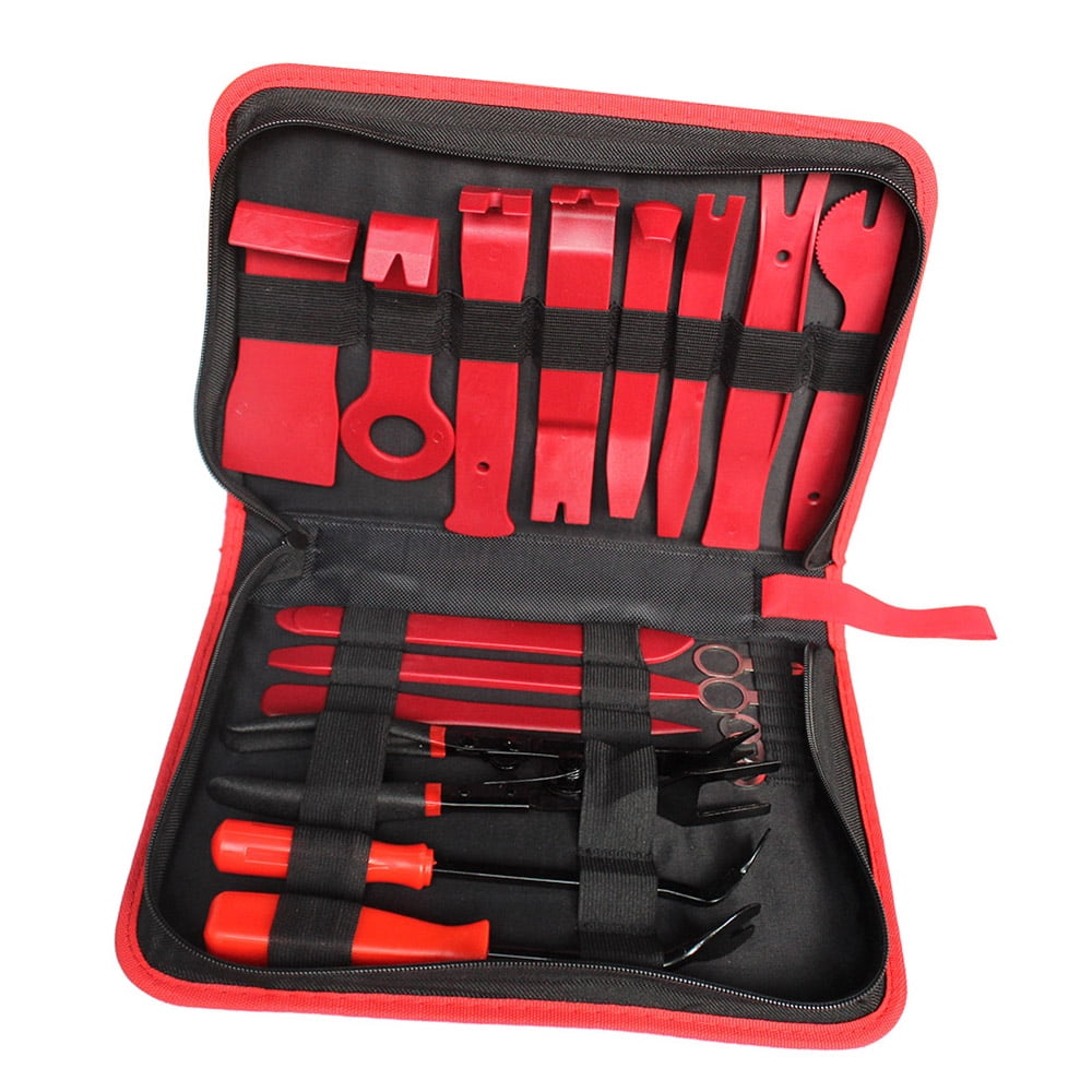 Radio Remover,Removal Tool Kit Huiop Pliers Remover Pry Panel Clip ...