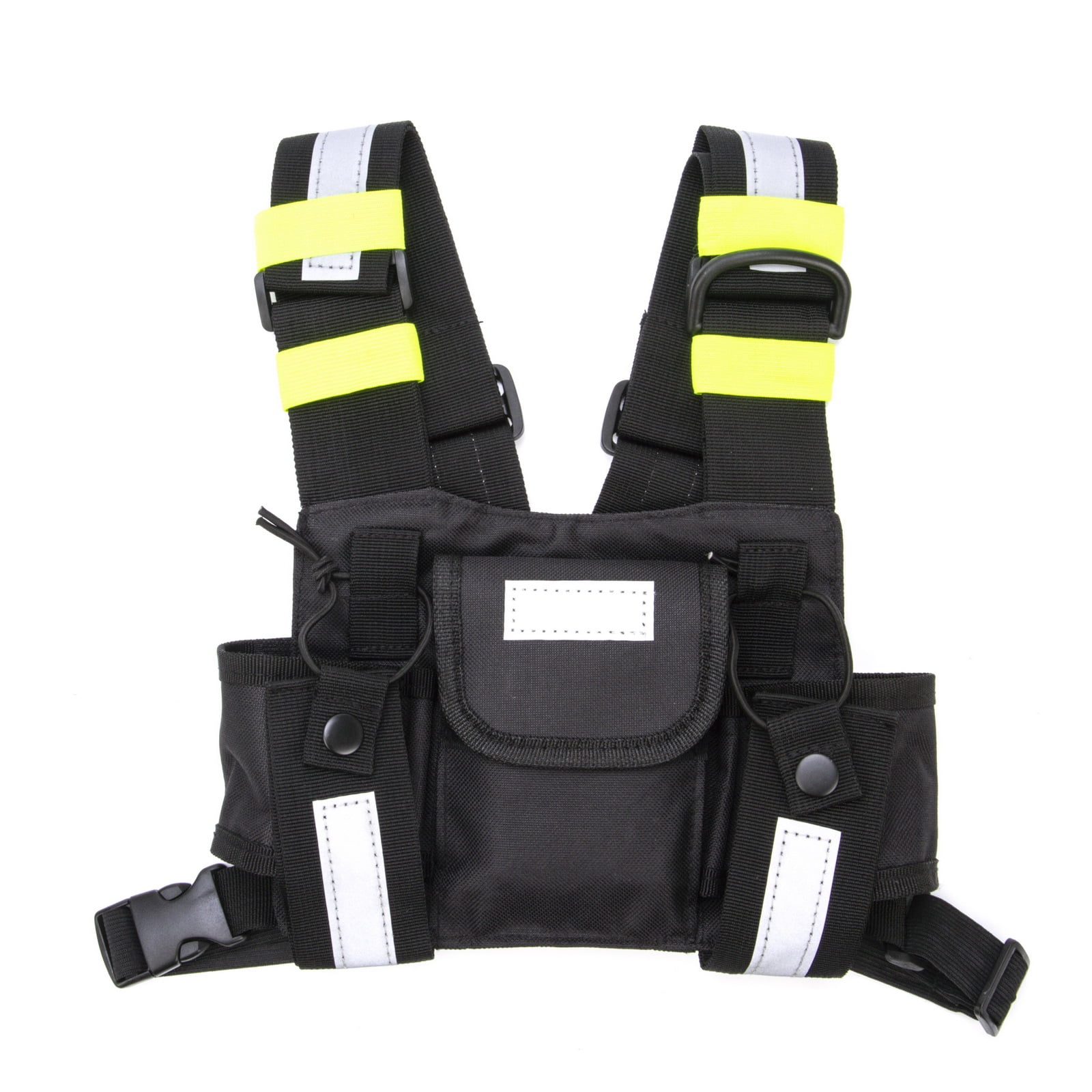 Radio Shoulder Two Way Radio Reflective Chest Harness Holder Bag Vest ...