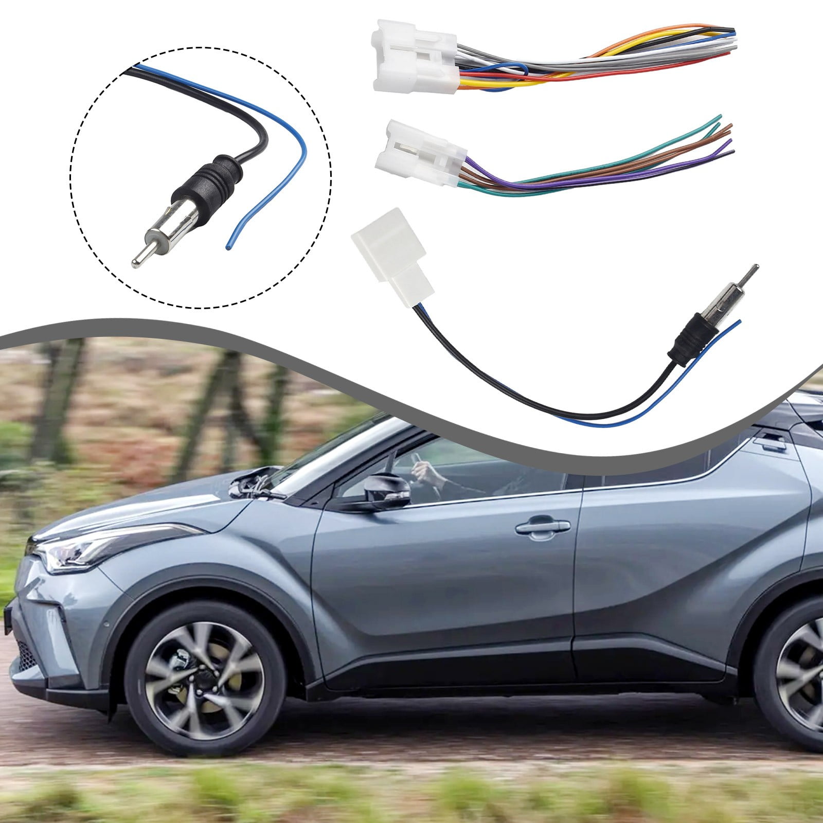 Radio Stereo Install Wire Harness Cable Antenna Adapter for Toyota ... Radio Stereo Install Wire Harness Cable Antenna Adapter for Toyota ...