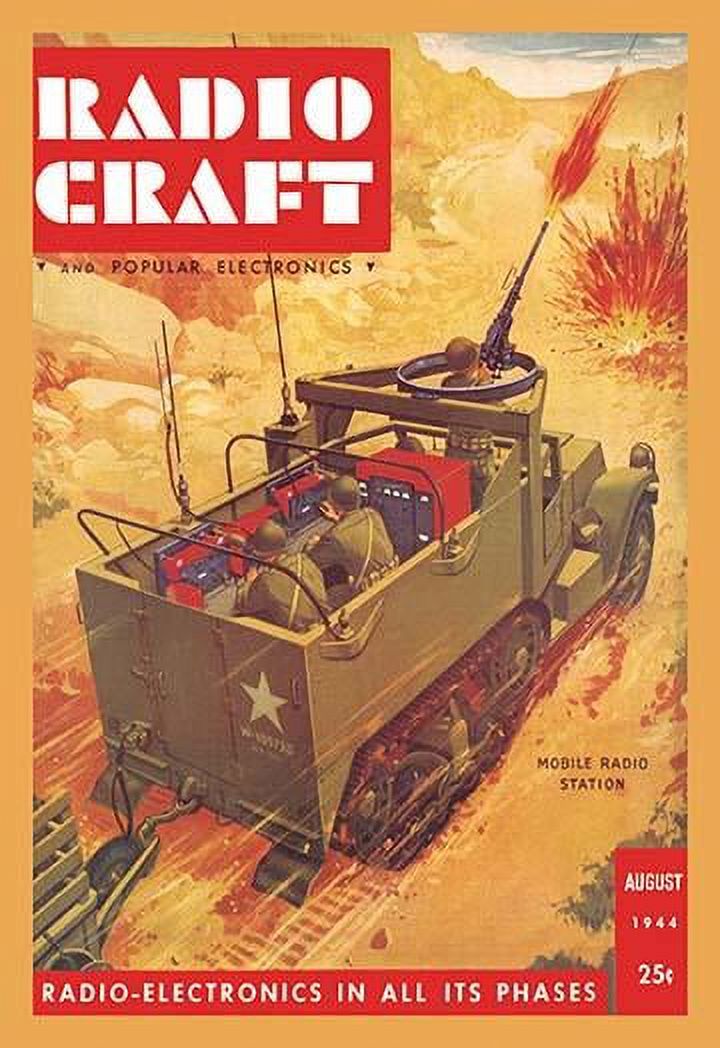 Radio, TV. Wireless, Telegraph, Television Poster Print by Radcraft (18 ...