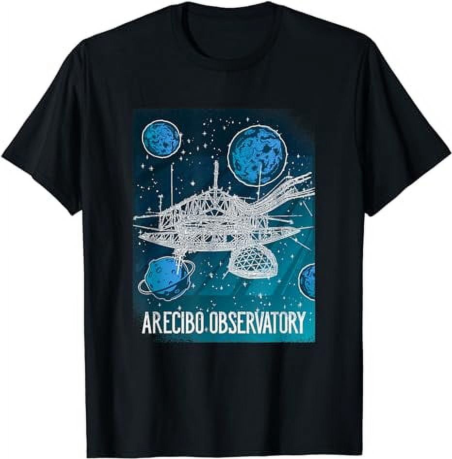 Radio Telescope Astronomy Space Observatory Arecibo T-Shirt - Walmart.com