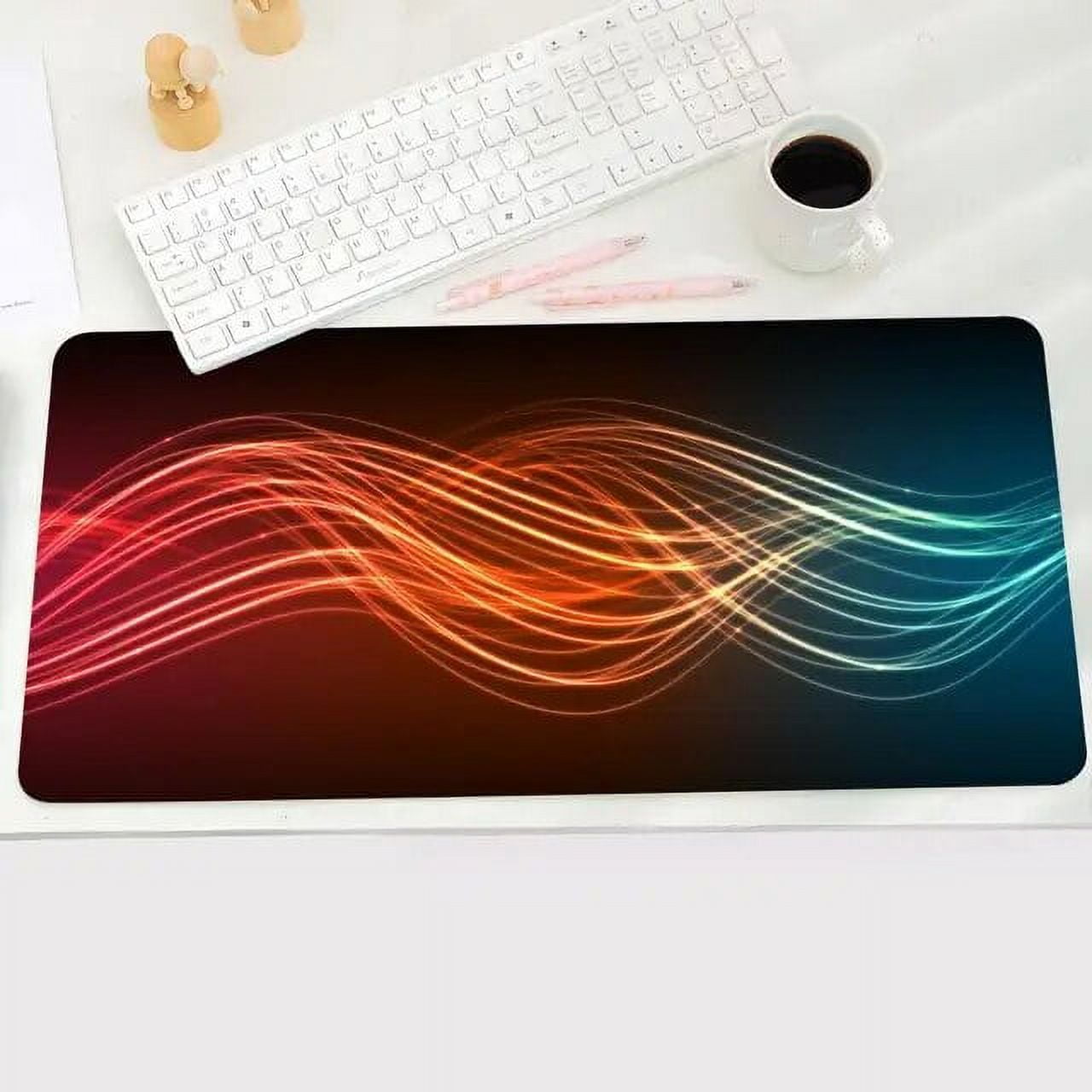 Radio Waves Cool Mouse Pad Large Anime Desk Mat Luxury Desktop Cartoon ...