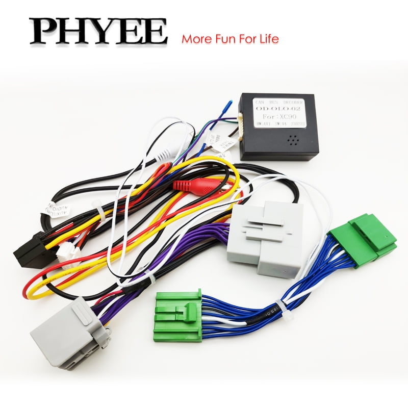 Radio Wiring Harness CAN Bus Decoder 16 Pin Plug to 14Pin Connector ...