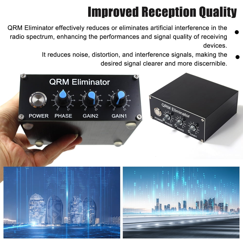 Radio eliminator,Alloy Qrm Hf Band Qrm 1-30 Hf Built-in Ptt 1-30 ...
