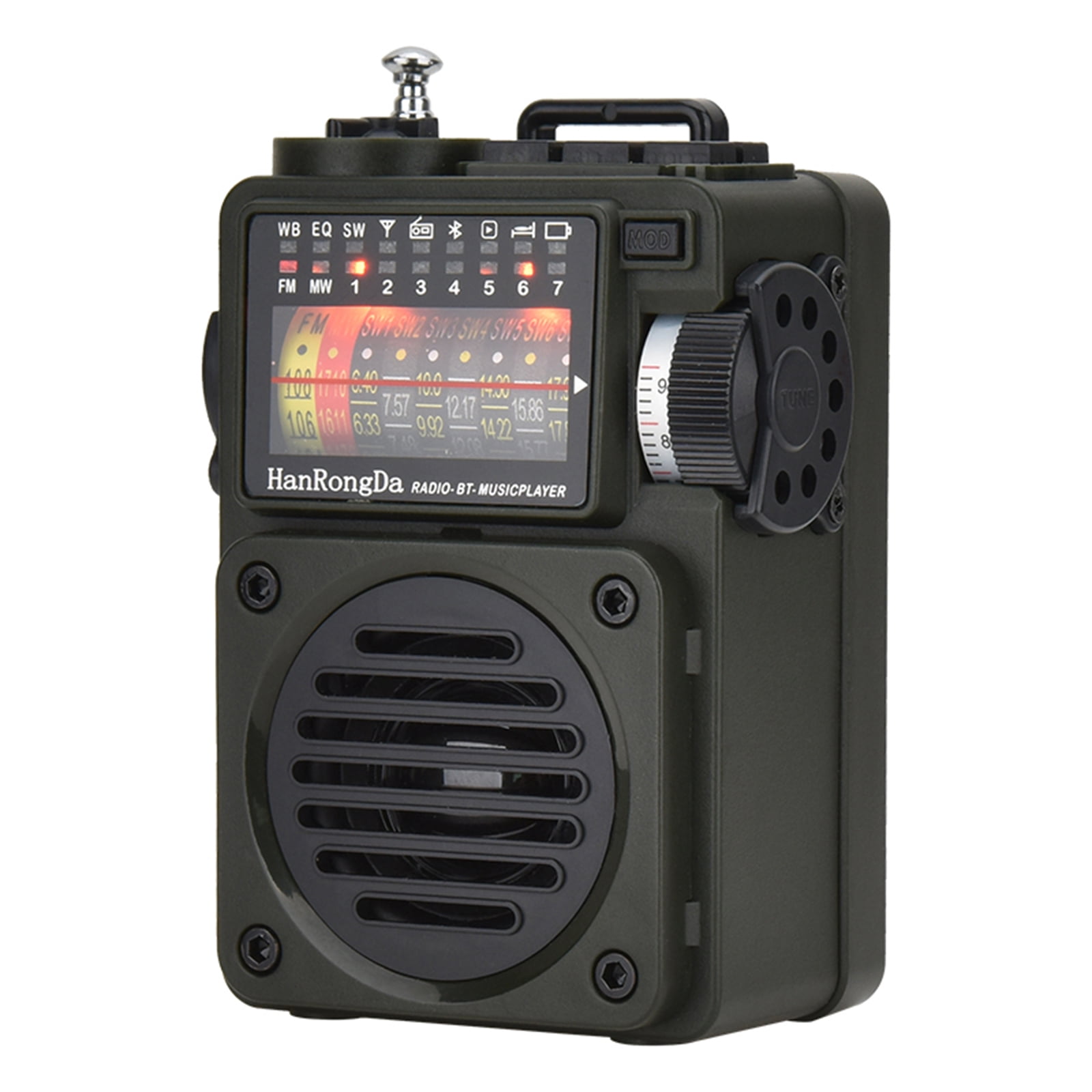 Radio set,Player Portable With Tf Bt Art Receive Bt Antenna Tf Birthday ...