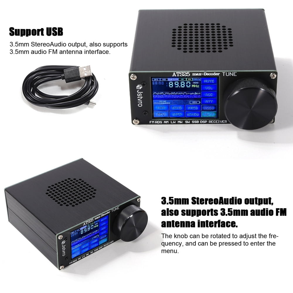 Radio set,With 2.4 Set 2.4-inch Radio Receiver Band Radio Inch Touched ...
