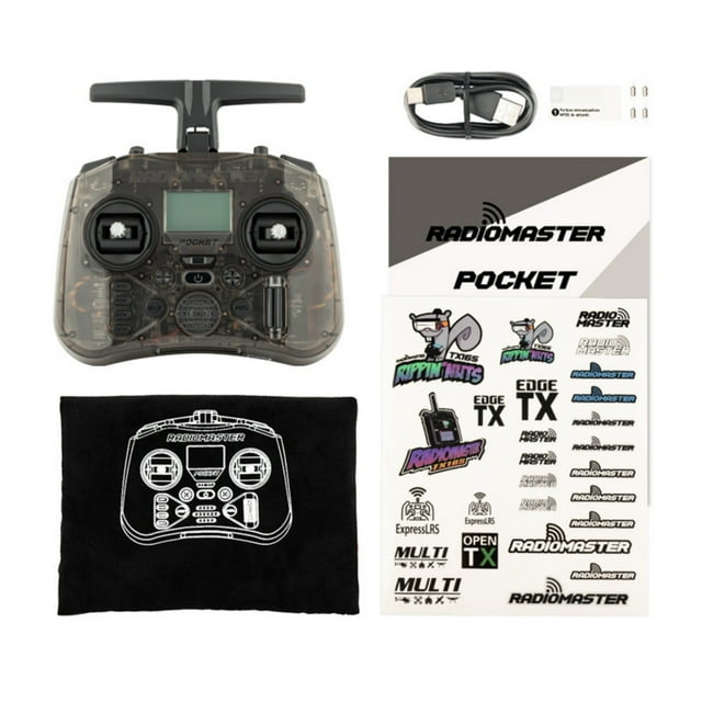 RadioMaster Pocket RC Transmitter – Compact 2.4GHz FPV Radio Controller ...