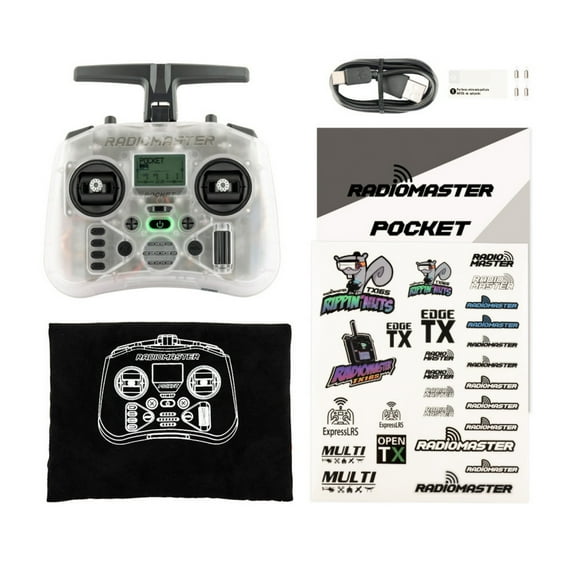 RadioMaster Pocket RC Transmitter – Compact 2.4GHz FPV Radio Controller ...