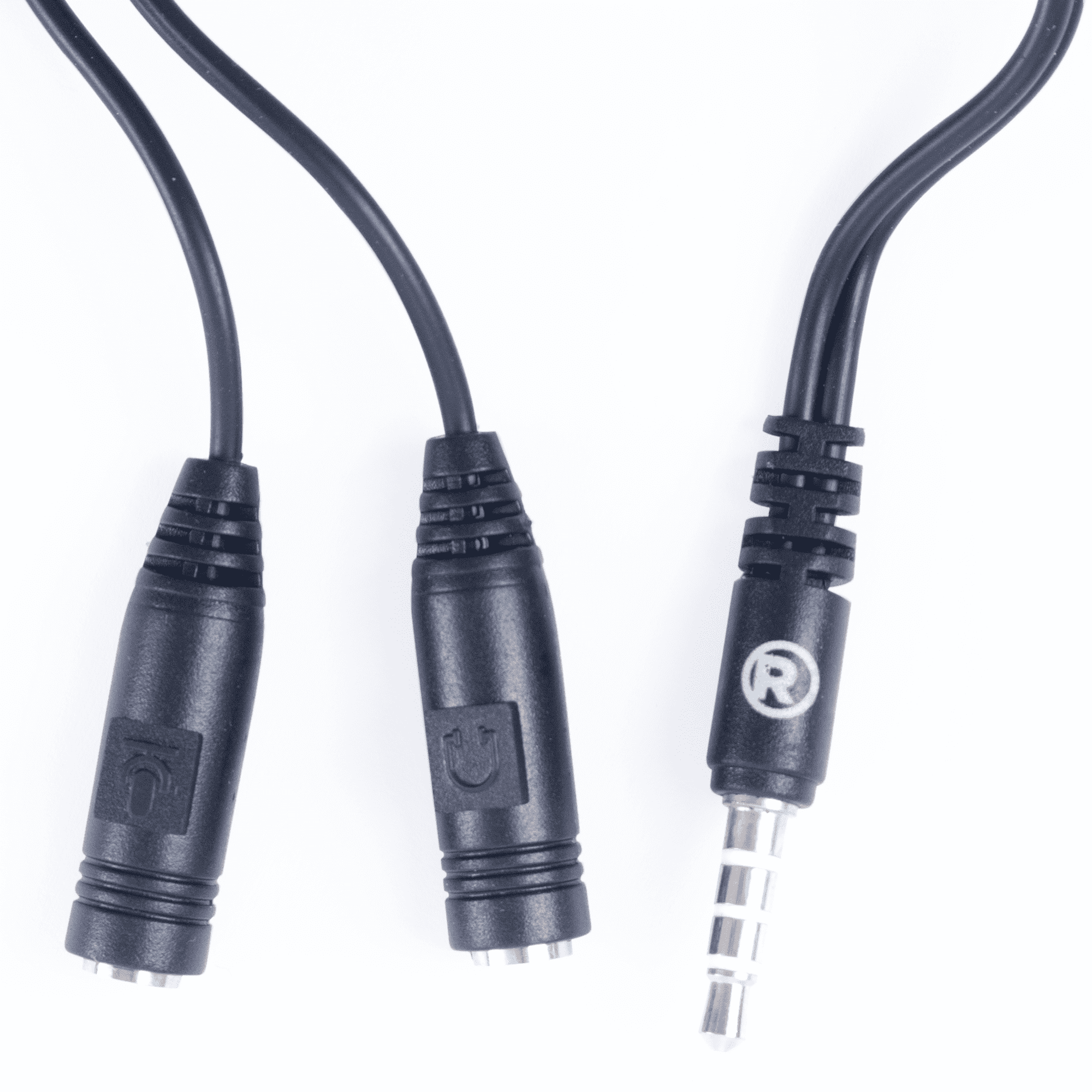 RadioShack 3.5 MM Male to 2 -Female 3.5MM Splitter Cable - Walmart.com