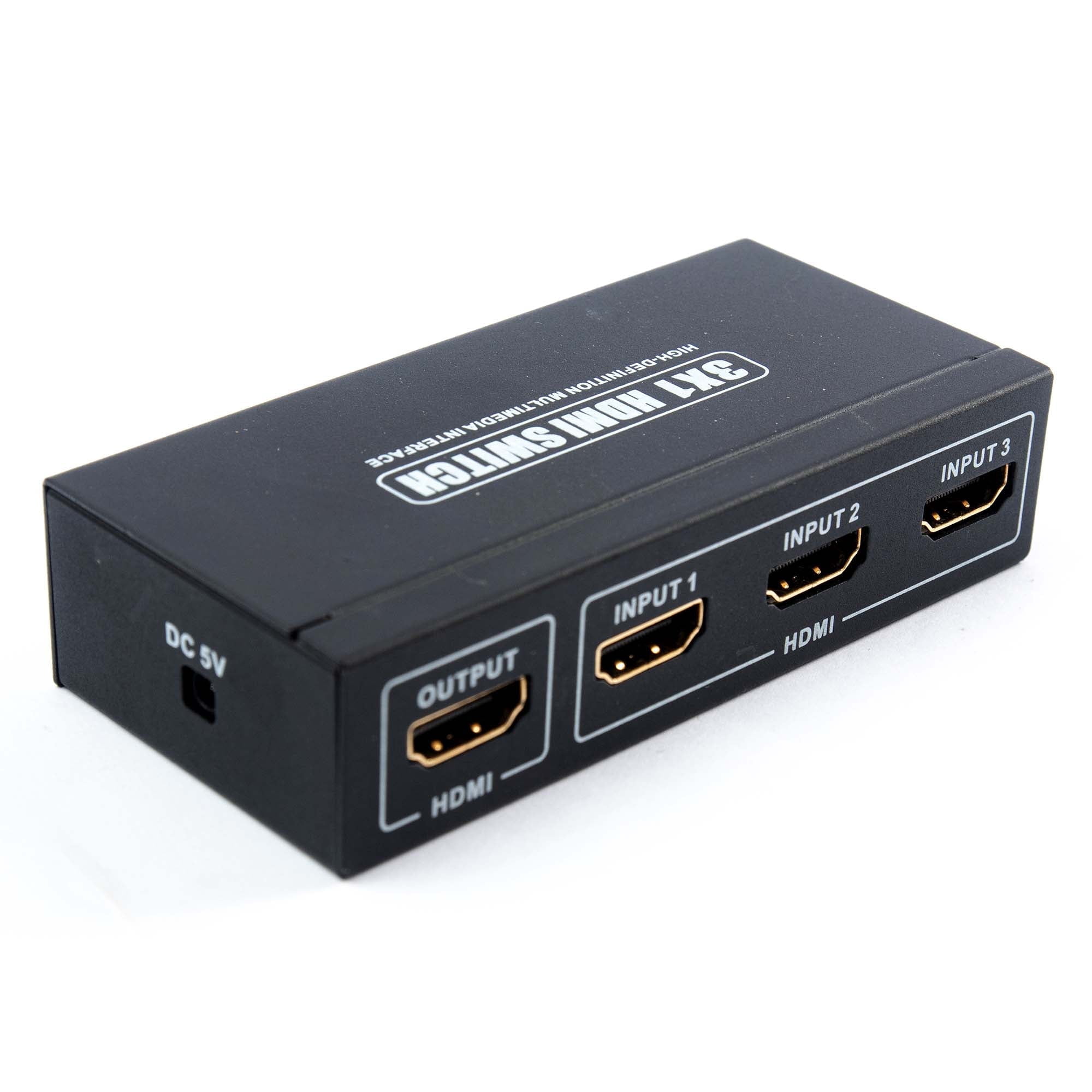 RadioShack 3-Port HDMI Switch 3D, 1080p, Compact & Durable - Walmart.com
