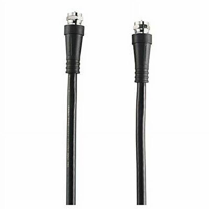 RadioShack 6-Foot RG-6 Coaxial Cable (Black) - Walmart.com