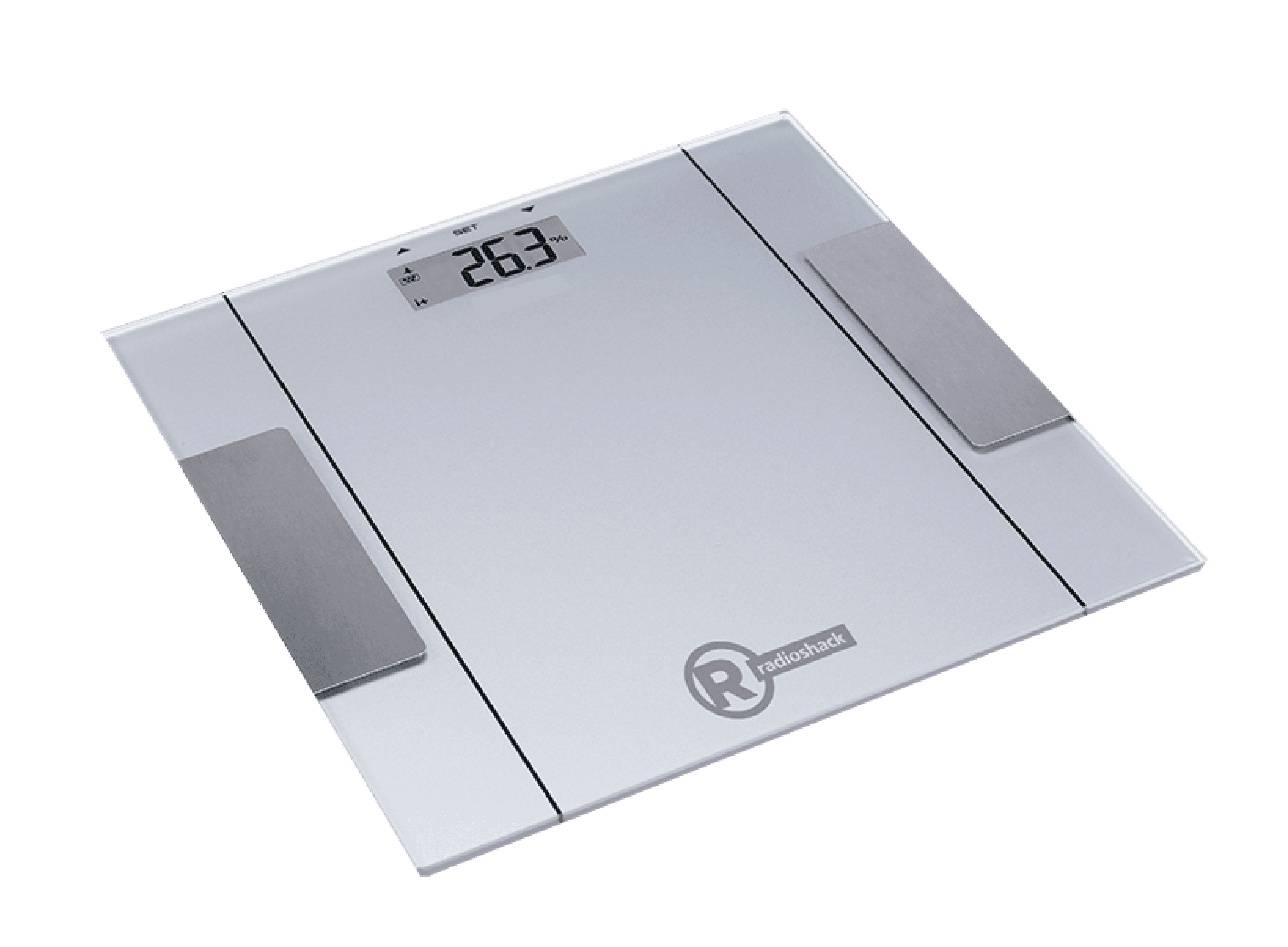 RadioShack Digital Body Fat Weight Scale Gray - Walmart.com