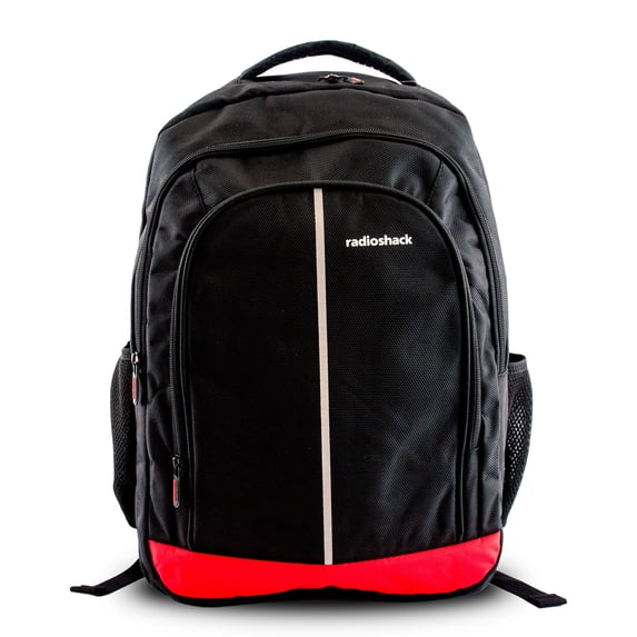 RadioShack Functional 15.6" Laptop Backpack, Black Backpack with Secure ...