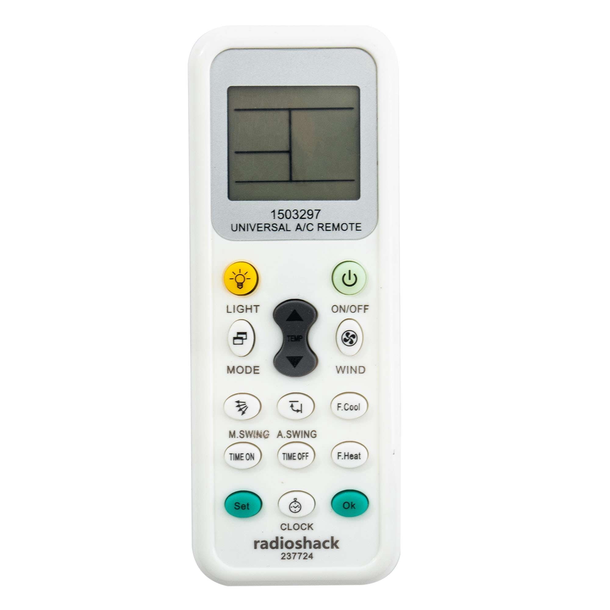 RadioShack Universal AC Remote Control, Wide Compatibility, Long ...
