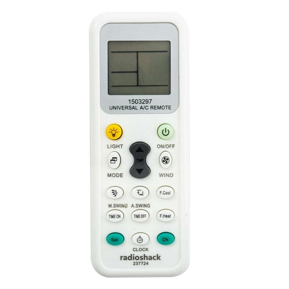 RadioShack Universal AC Remote Control, Wide Compatibility, Long ...