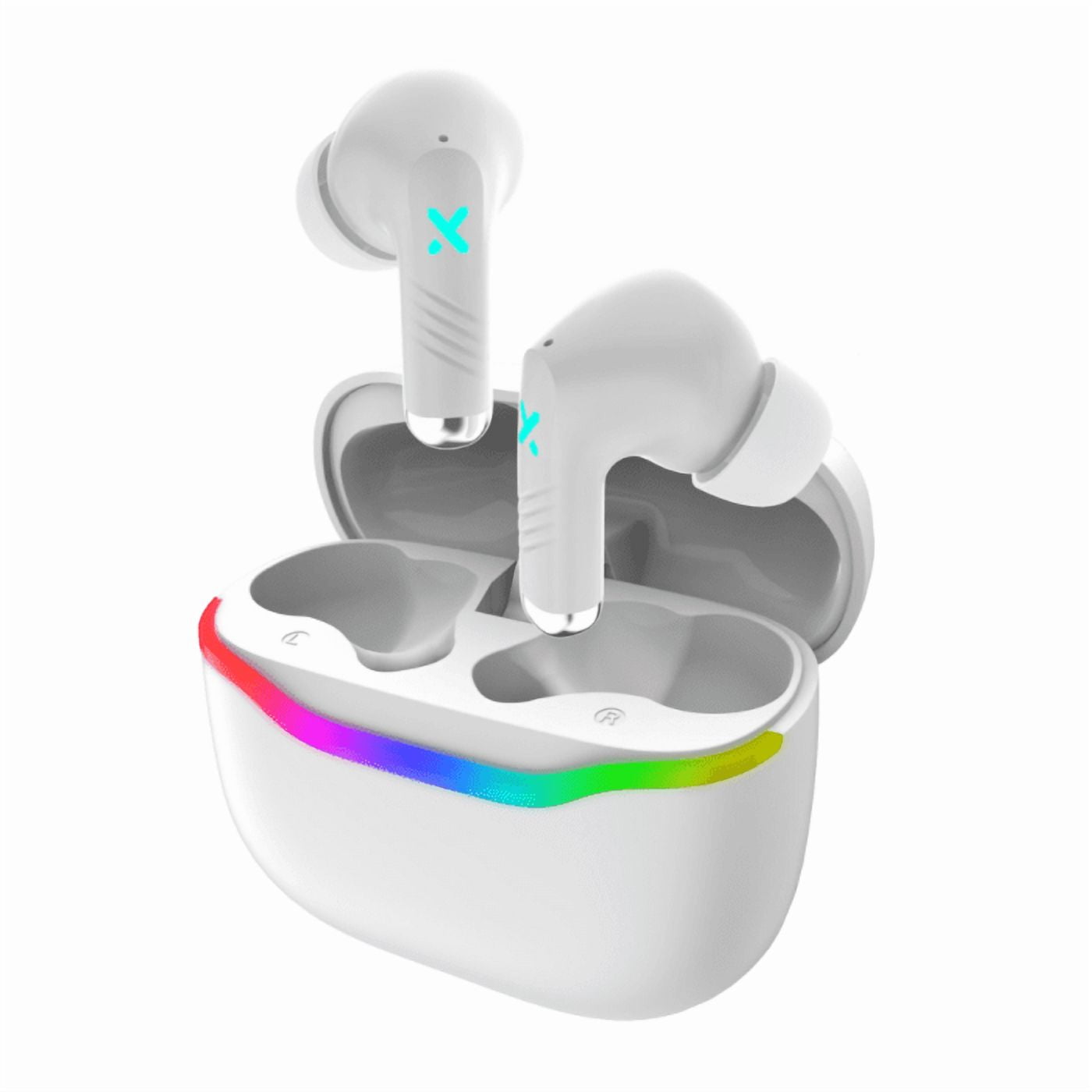 RadioShack Wireless Gaming Earbuds with noise cancellation White ...