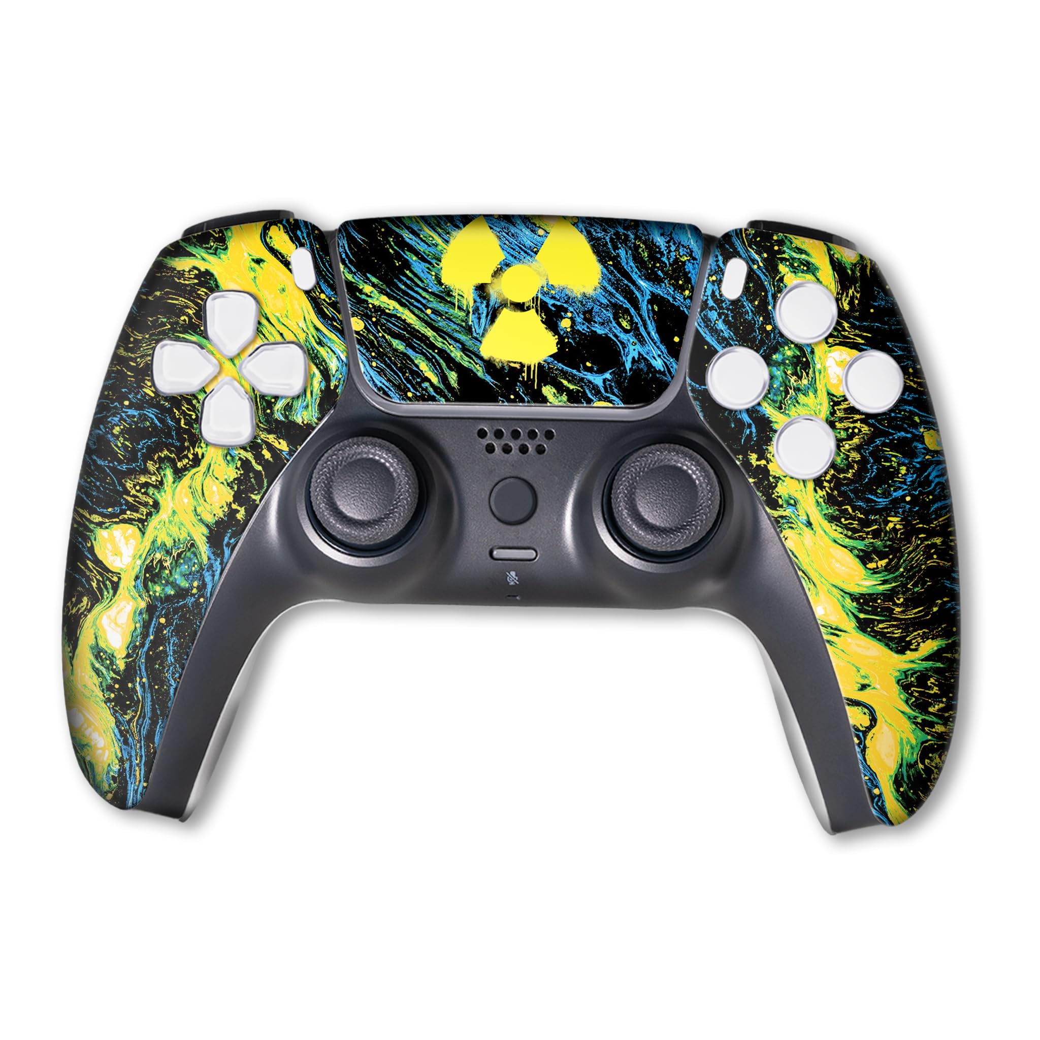 Radioactive Custom PS-5 Controller Wireless compatible with Play-Station 5 Console by BCB ...