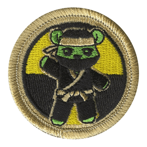 Radioactive Gummy Ninja Scout Patrol Patch (Sew-on) - ClassB - Walmart.com