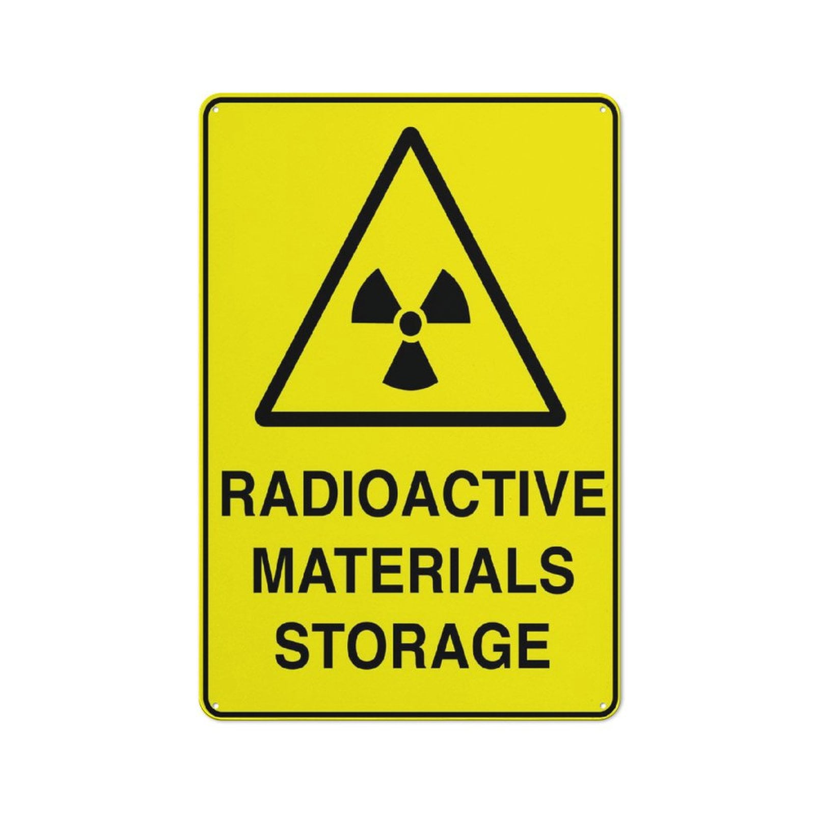 Radioactive Materials Storage Sign 8X12 Inch Rust Free Aluminum Easy To ...