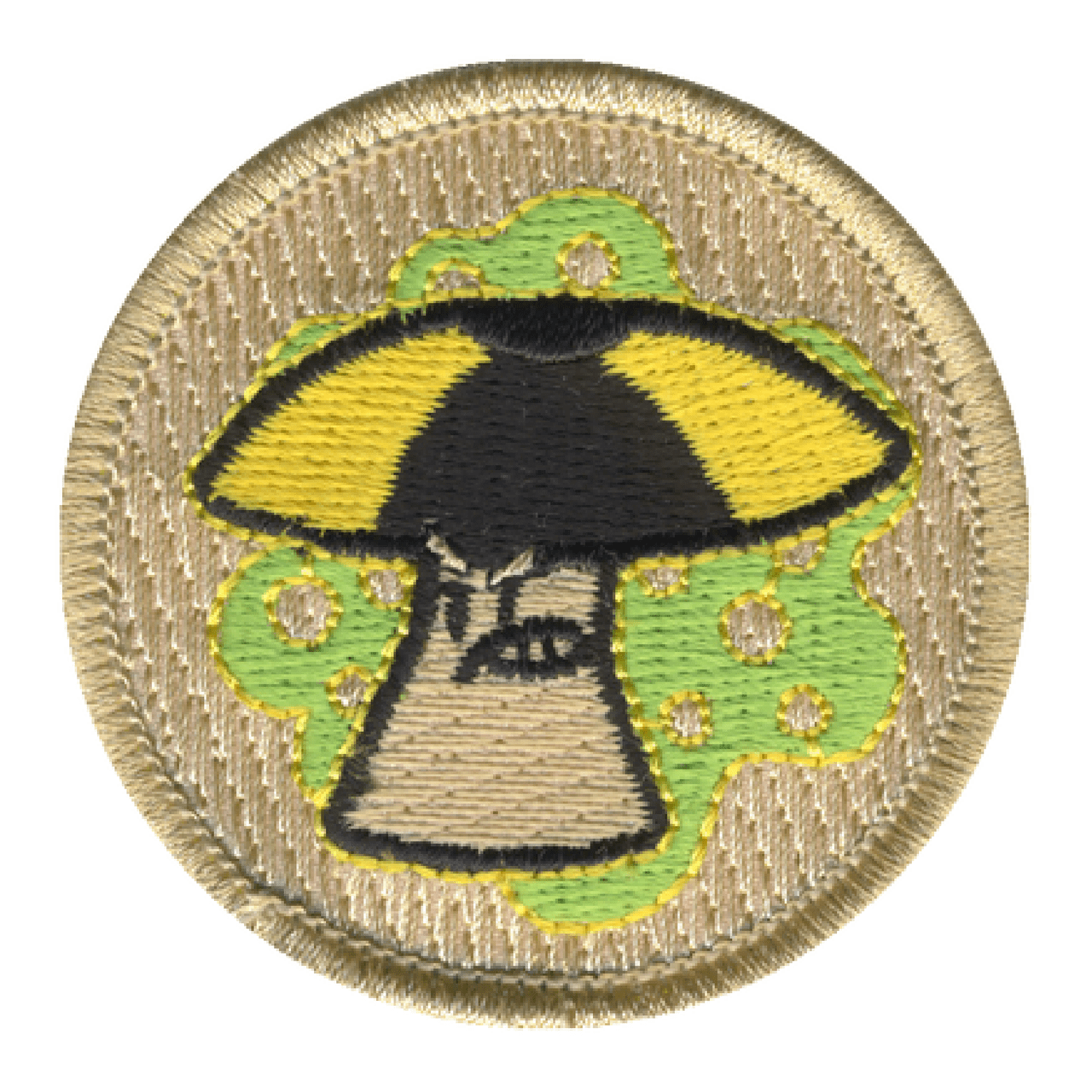 Radioactive Mushroom Patrol Patch (Sew-on) - ClassB - Walmart.com