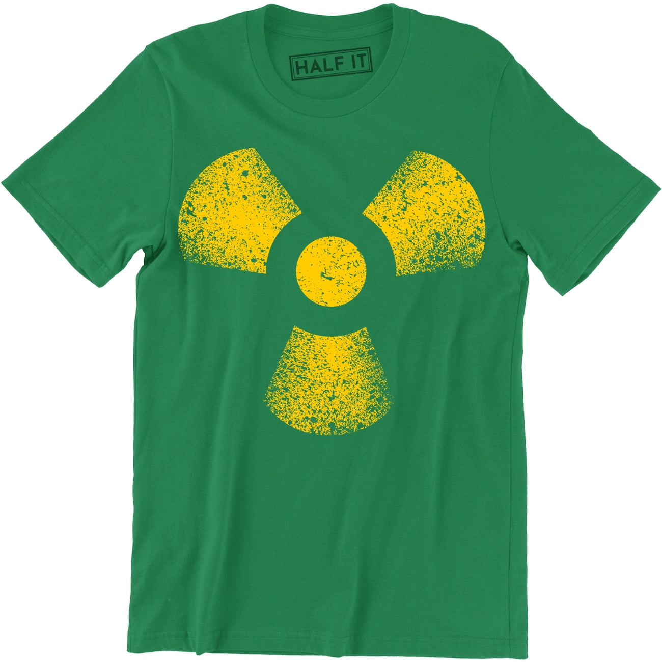 Radioactive Nuclear War Sign Distressed Fashion Mens T-Shirt - Walmart.com