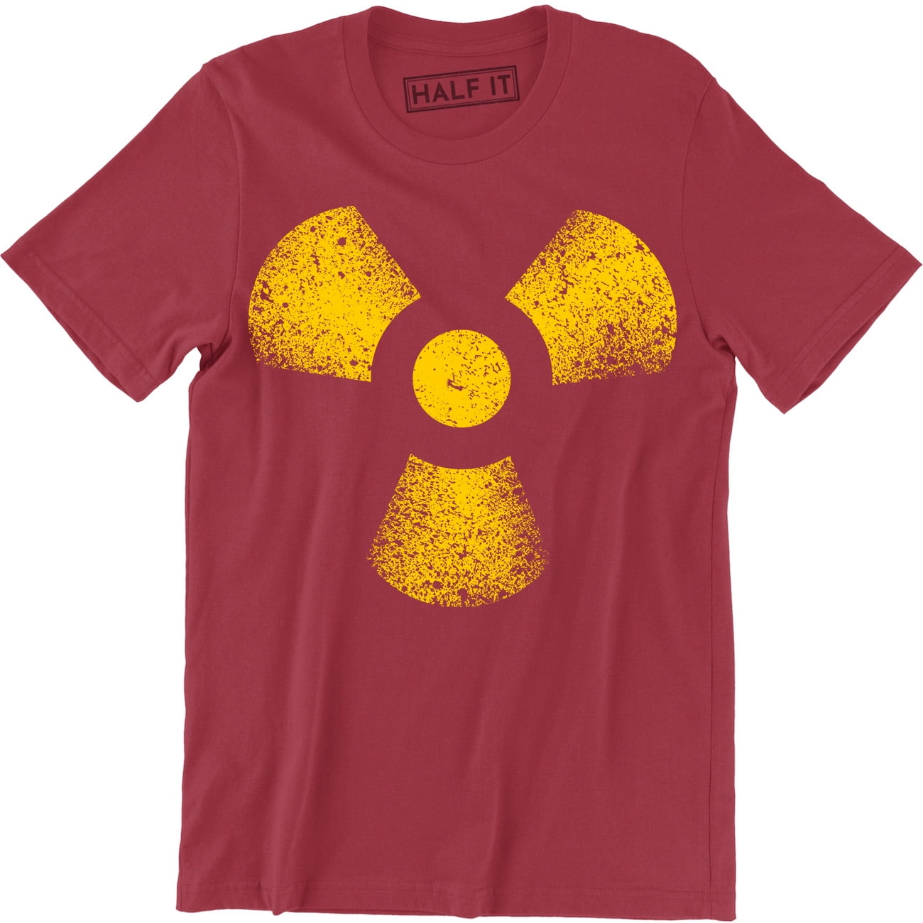 Radioactive Nuclear War Sign Distressed Fashion Mens T-Shirt - Walmart.com