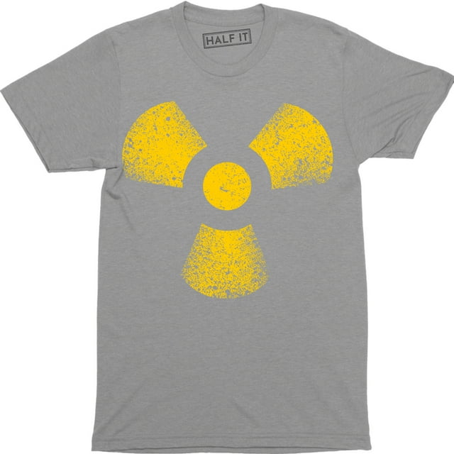 Radioactive Nuclear War Sign Distressed Fashion Mens T-Shirt - Walmart.com