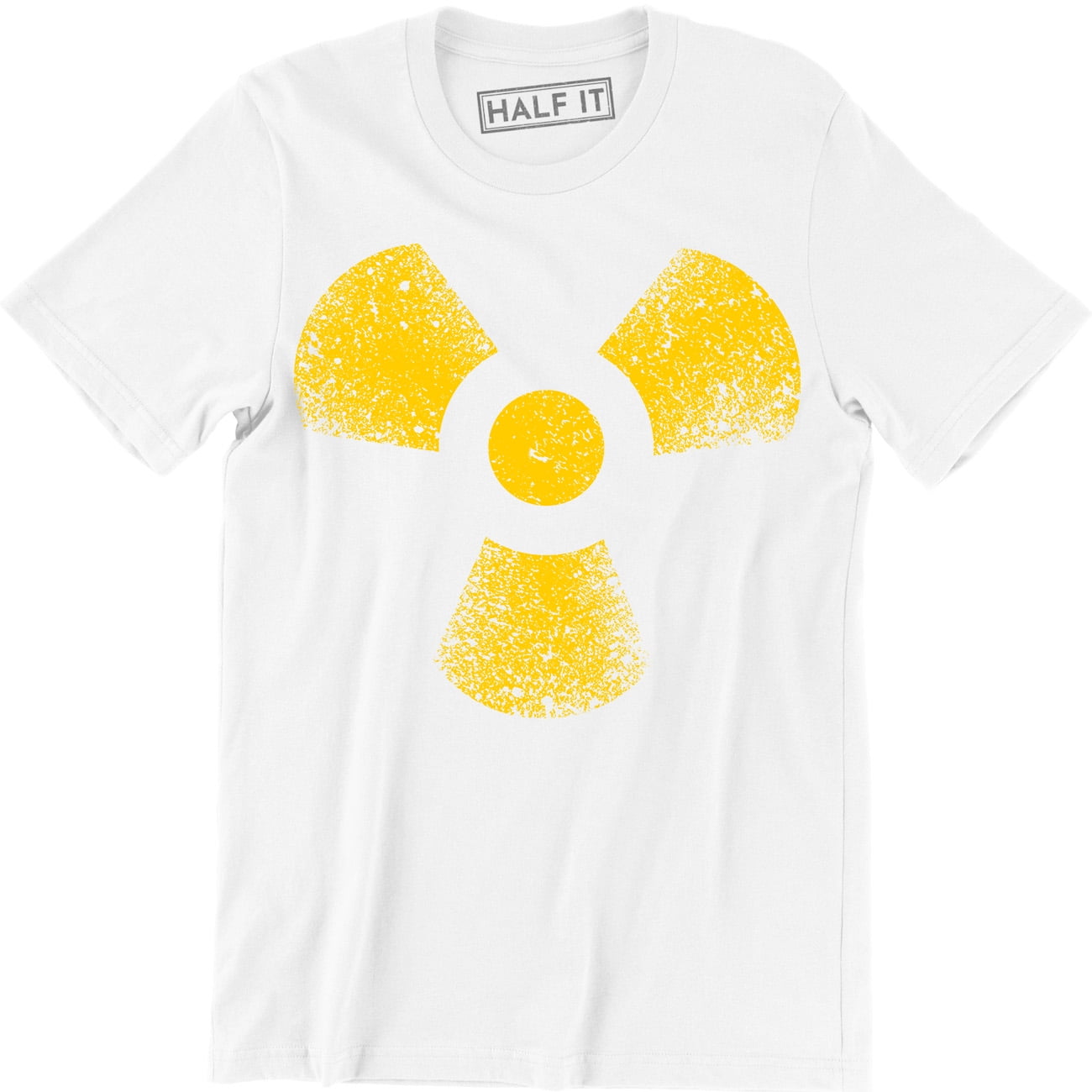 Radioactive Nuclear War Sign Distressed Fashion Mens T-Shirt - Walmart.com