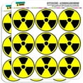 Radioactive Nuclear Warning Symbol 18 2" Planner Calendar Scrapbooking ...
