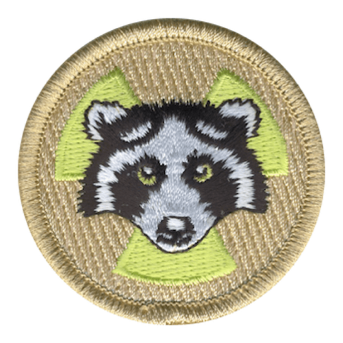 Radioactive Raccoon Scout Patrol Patch (Sew-on) - ClassB - Walmart.com
