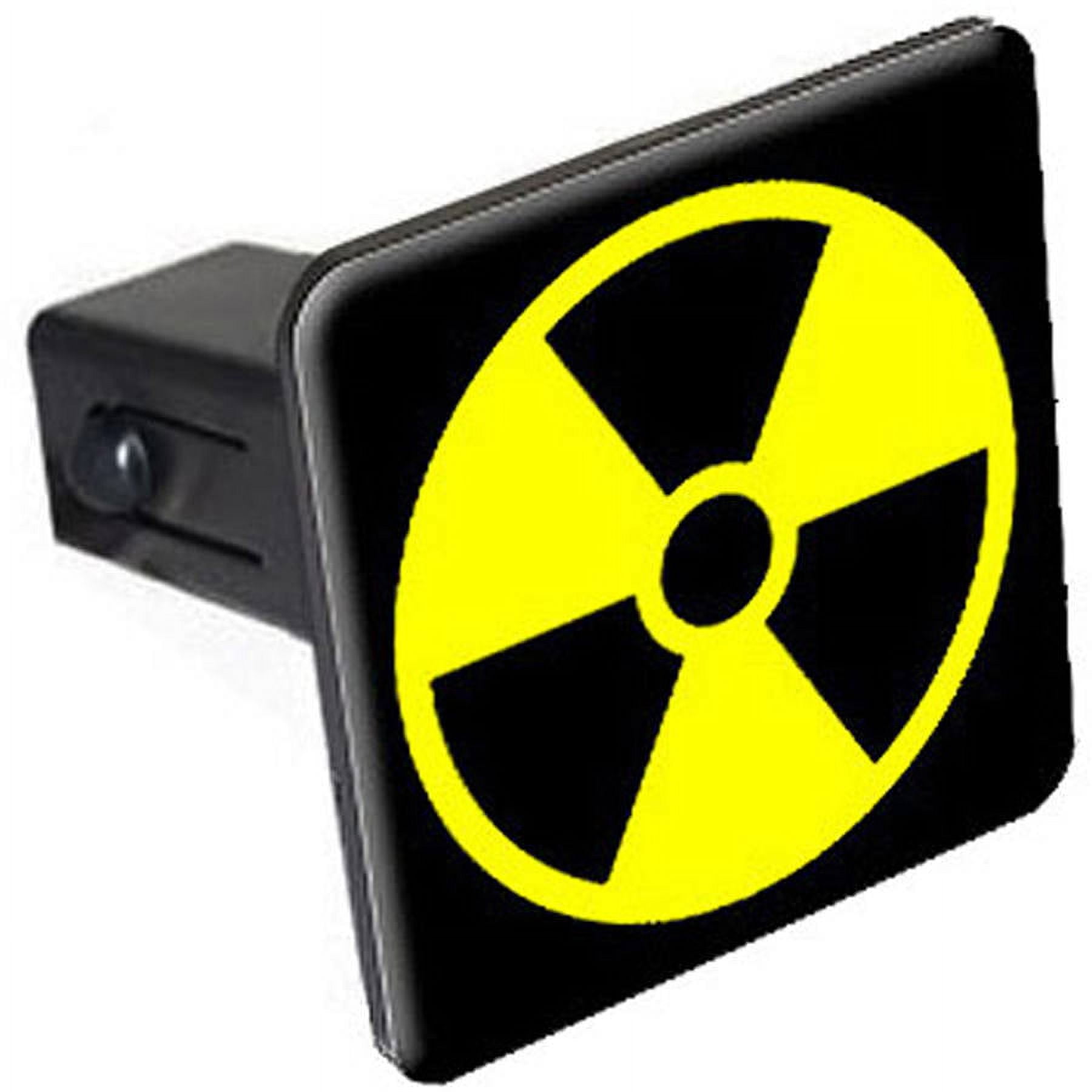 Radioactive Radiation Nuclear 1.25" Tow Trailer Hitch Cover Plug Insert ...