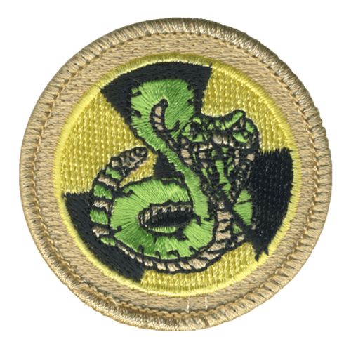 Radioactive Rattlesnake Patrol Patch (Sew-on) - ClassB - Walmart.com
