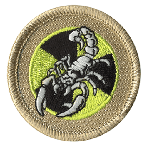 Radioactive Scorpion Scout Patrol Patch (Sew-on) - ClassB - Walmart.com