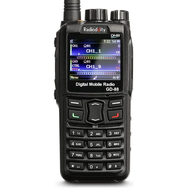 Radioddity GD-88 7W DMR & Analog Radio, VHF UHF Dual Band, APRS, Cross ...