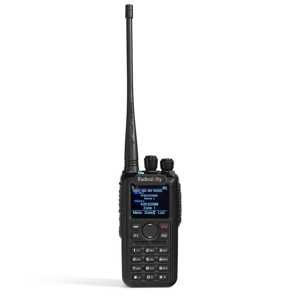 Radioddity GD-AT10G DMR UHF Handheld Ham Radio, 10W Long Range, GPS ...