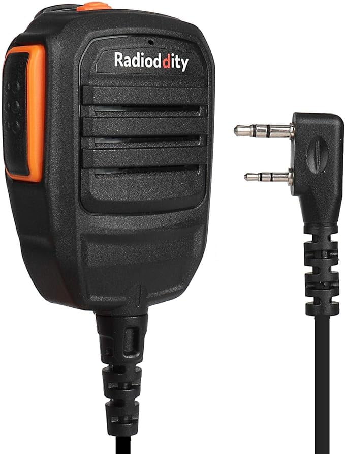 Radioddity RS22 Remote Speaker Mic with Clear Sound, Compatible with ...