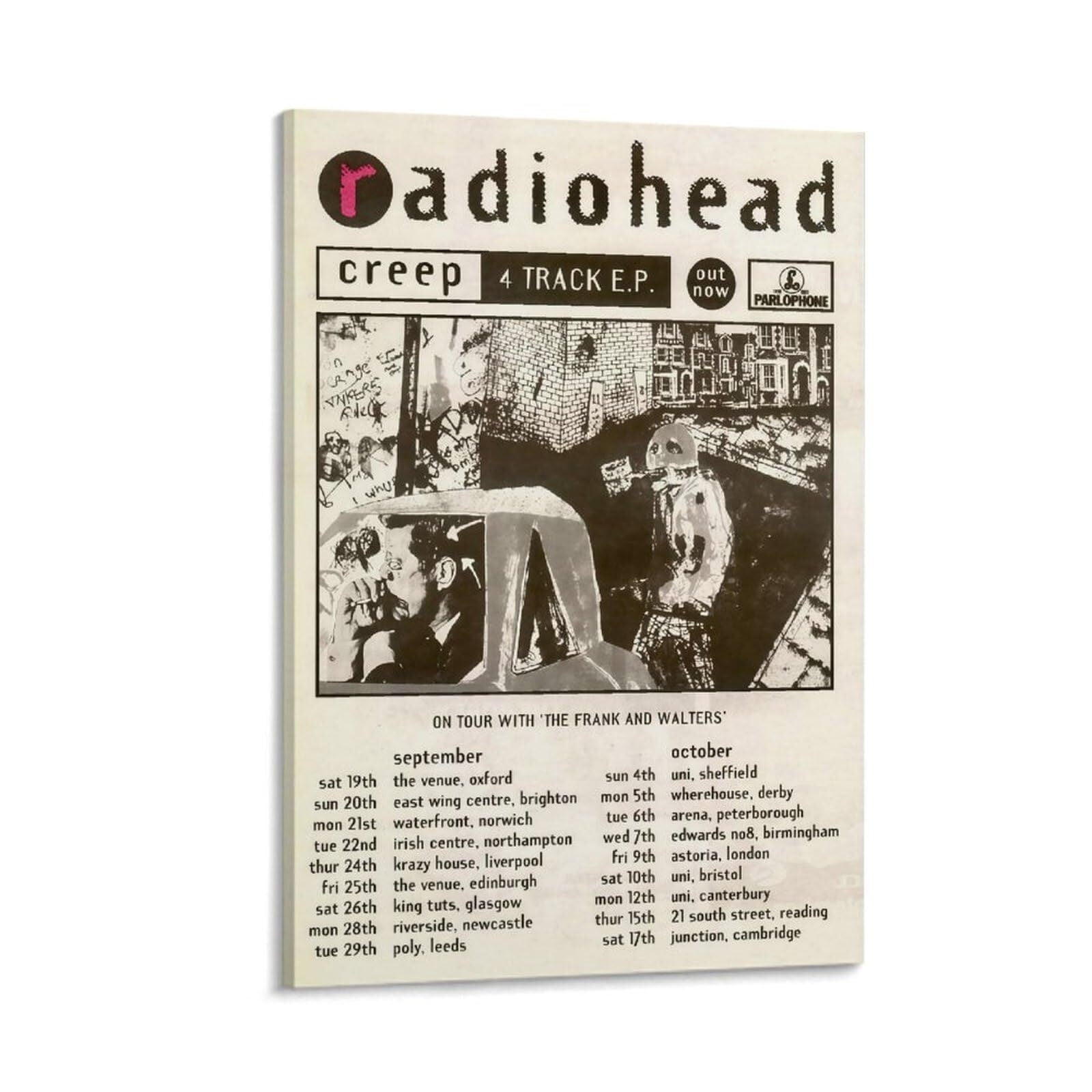 Radiohead Canvas Poster Mural Decor Printing Picture Painting Living ...