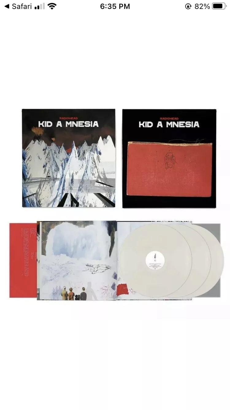 Radiohead - Kid A Mnesia - Cream Vinyl - LP - Walmart.com