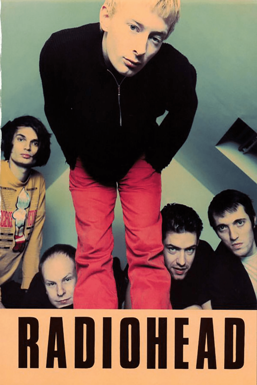Radiohead Music Poster, Alternative Rock Icons, Vintage Concert Art ...