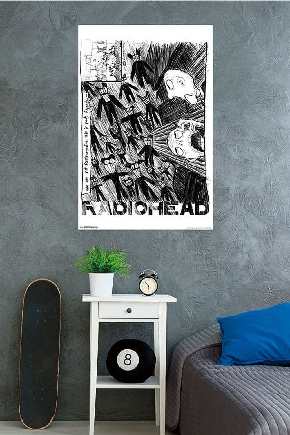 Radiohead - Scribble 22.37" x 34" Poster by Trends International - Walmart.com