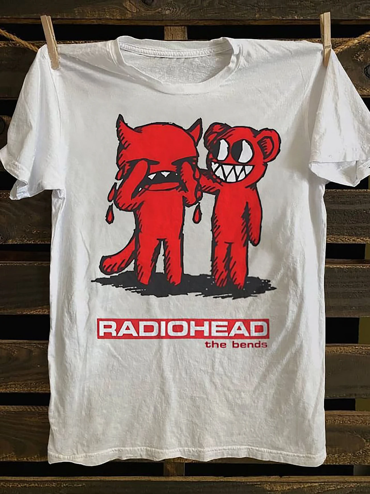 Radiohead The Bends Graphic Tee - Soft 100% Cotton, Vintage Punk Rock ...