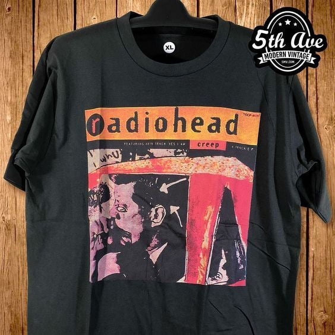 Radiohead band Creep Albums Graphic basic black T shirt cotton 100% ...