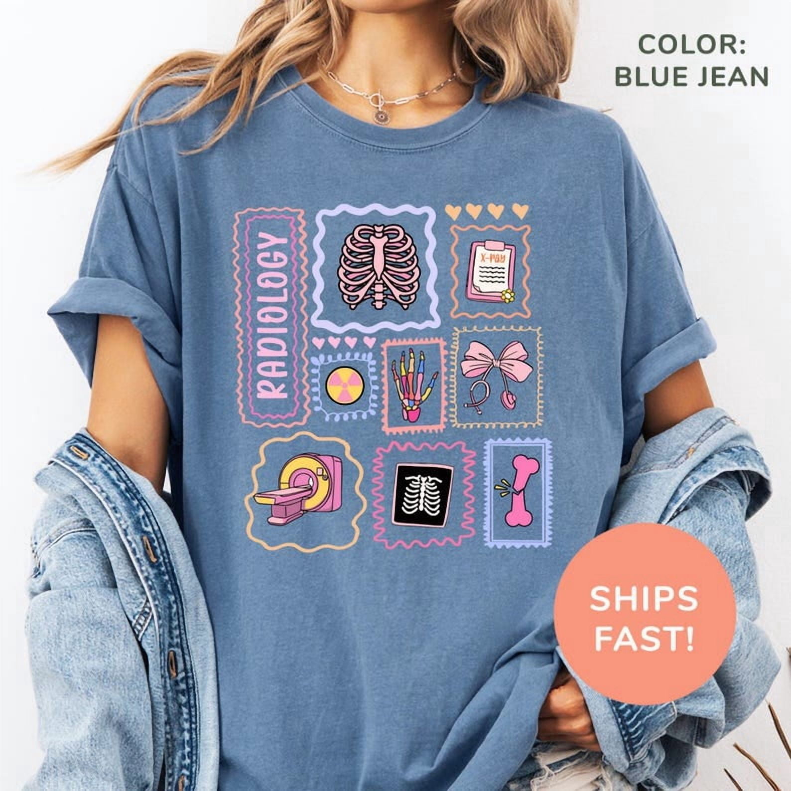 Radiology Imaging Graphic Shirt, X-Ray CT MRI Radiologic Technologist ...