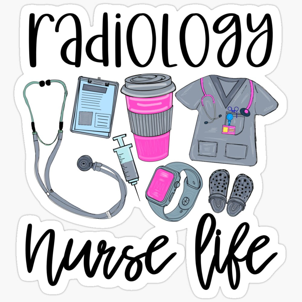 Radiology Nurse Nursing Gift Rn Medical Stethoscope Heart Healthcare ...