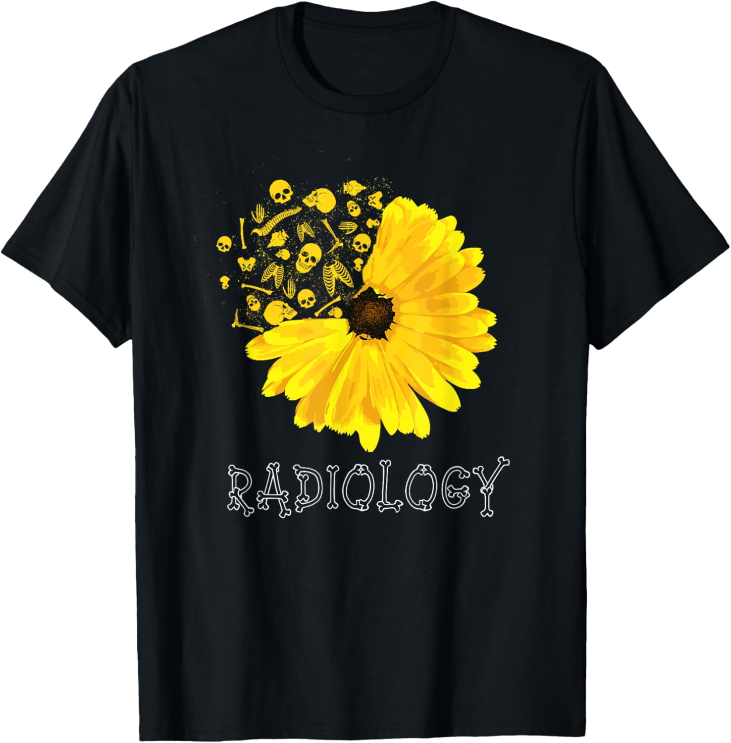 Radiology SunFlower Tech Radiologist X-Ray Radiographer Rad T-Shirt ...