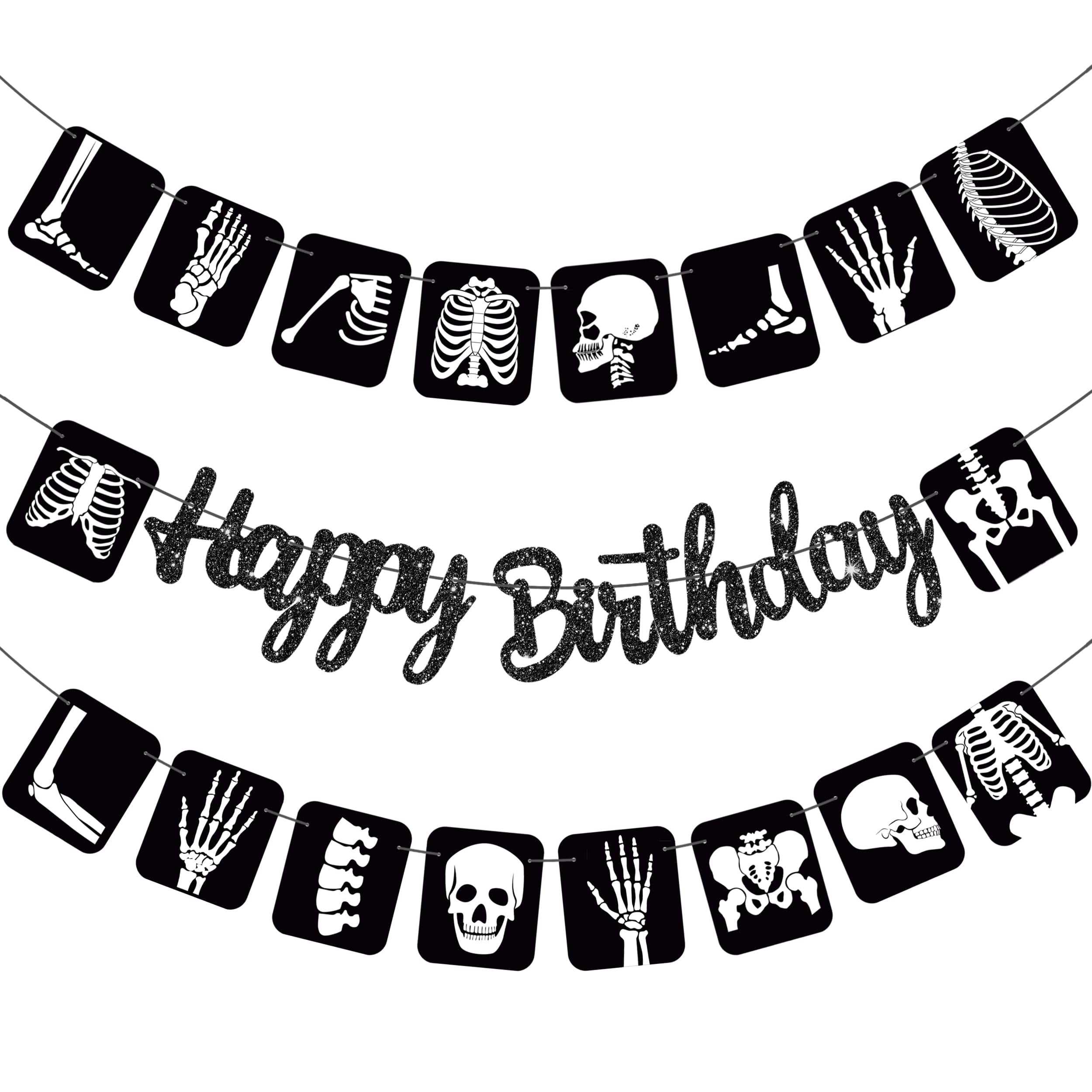 Radiology X RayUMRT Birthday Party Decorations Black Happy Birthday ...