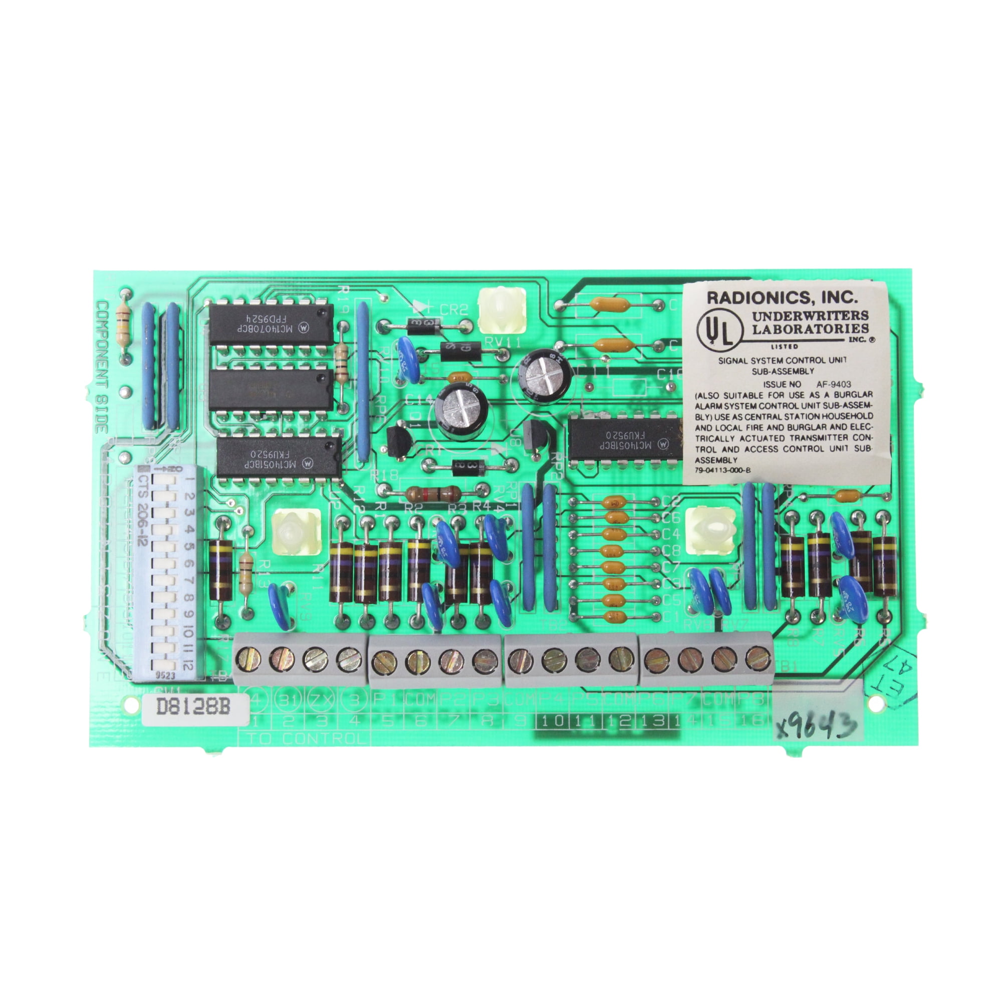 Radionics D8128B 8-Point OctoPOPIT Switch Module Signaling Unit Sub ...
