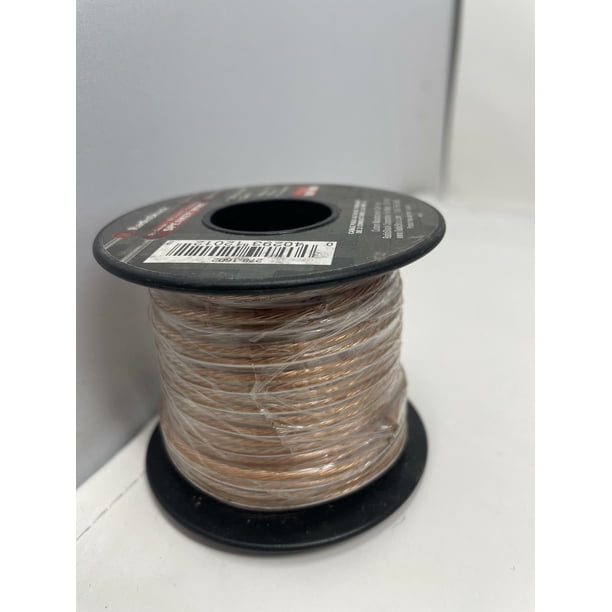 Radioshack - 18-gauge 30ft 2-conductor Stranded Speaker Wire - Clear ...