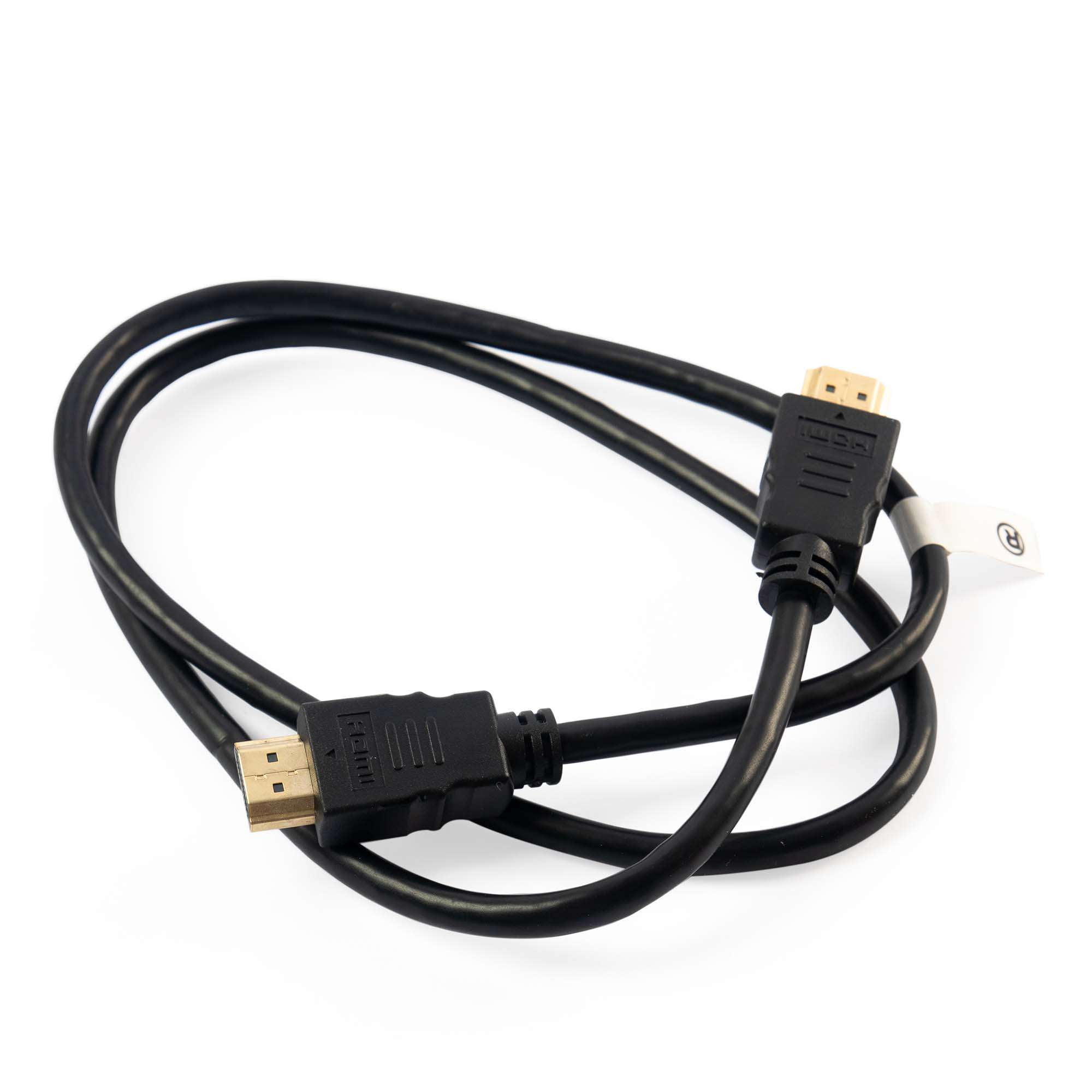 Radioshack HDMI 2.0 MALE TO MALE ROUND BLACK 4K ETHERNET CABLE 3FT ...