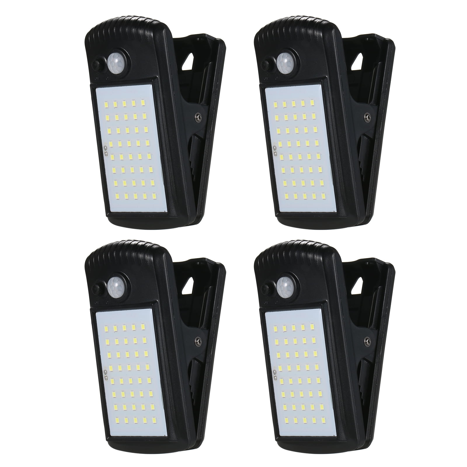 Radirus 40LEDs Solar Lights Clip-on Motion Sensor Lights Clamp Lamp ...